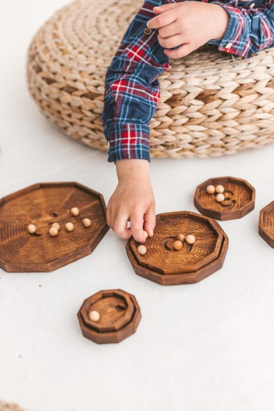 Math circle (wooden math manipulatives) - Woodinout