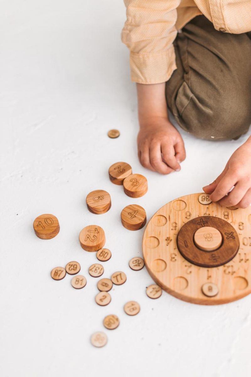 Math circle (wooden math manipulatives) - Woodinout