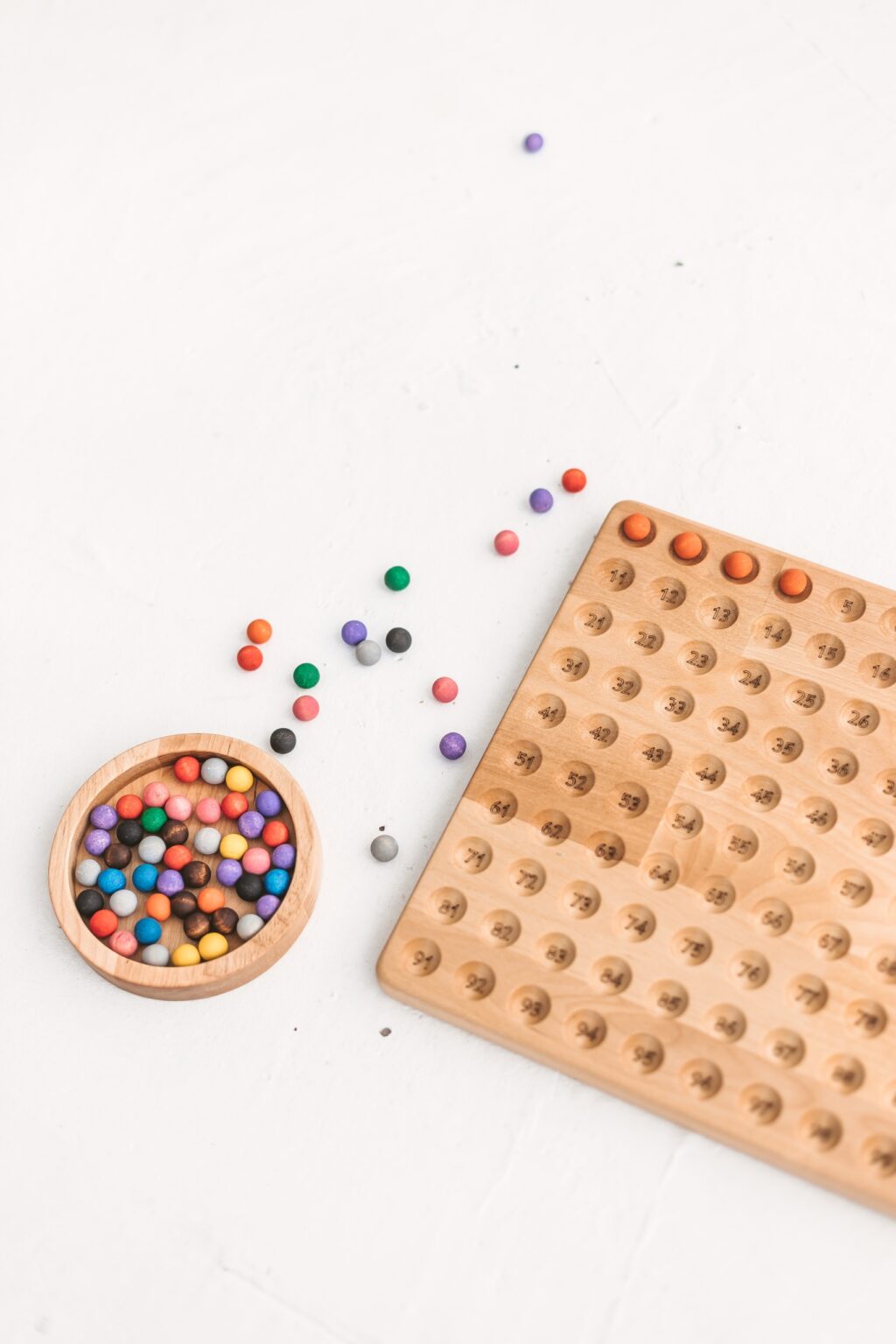 100 counting board - Woodinout © Montessori toys