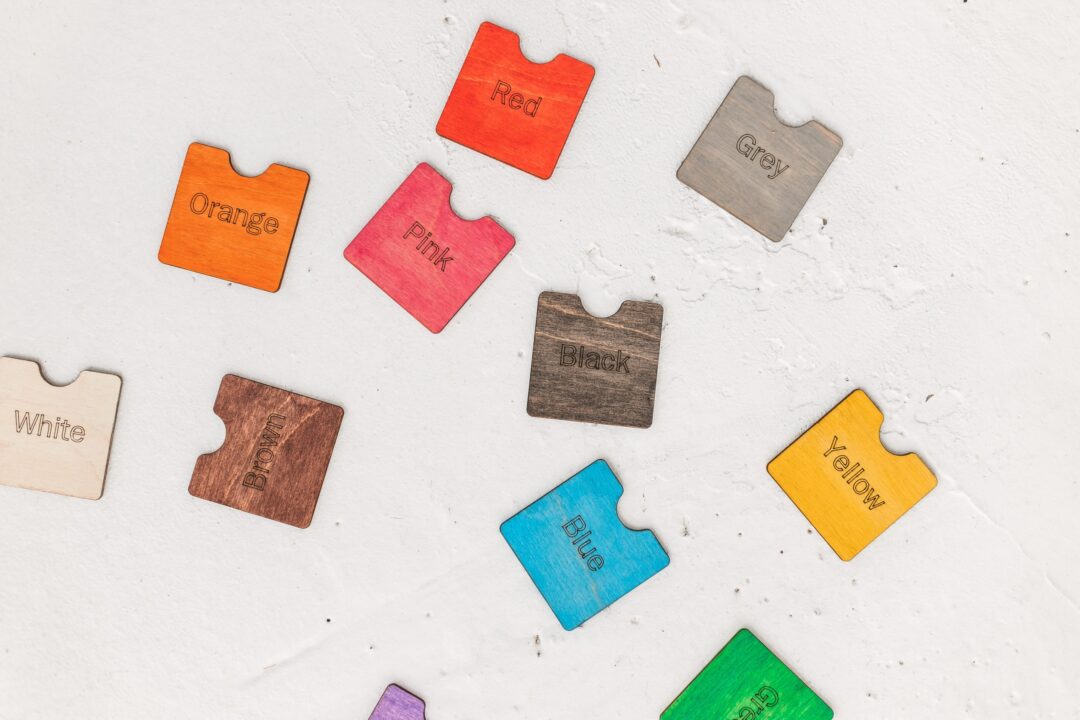 Color cards - educational materials - Shop Woodinout © Montessori toys